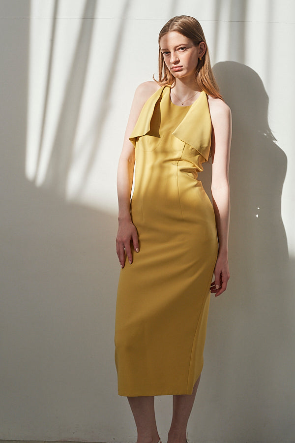 Nicole Midi Dress -YEL- – Estella.K
