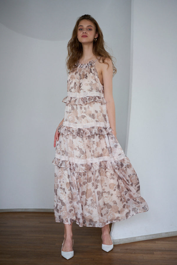 Julian Floral Dress -L.BEG- – Estella.K
