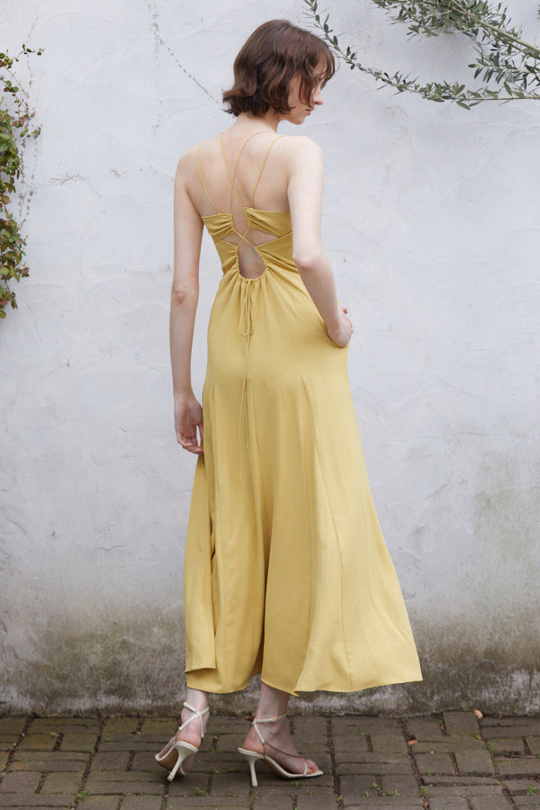 Leonora Maxi Dress -YEL- – Estella.K