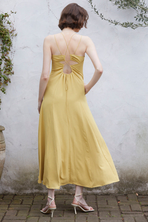 Leonora Maxi Dress -YEL- – Estella.K